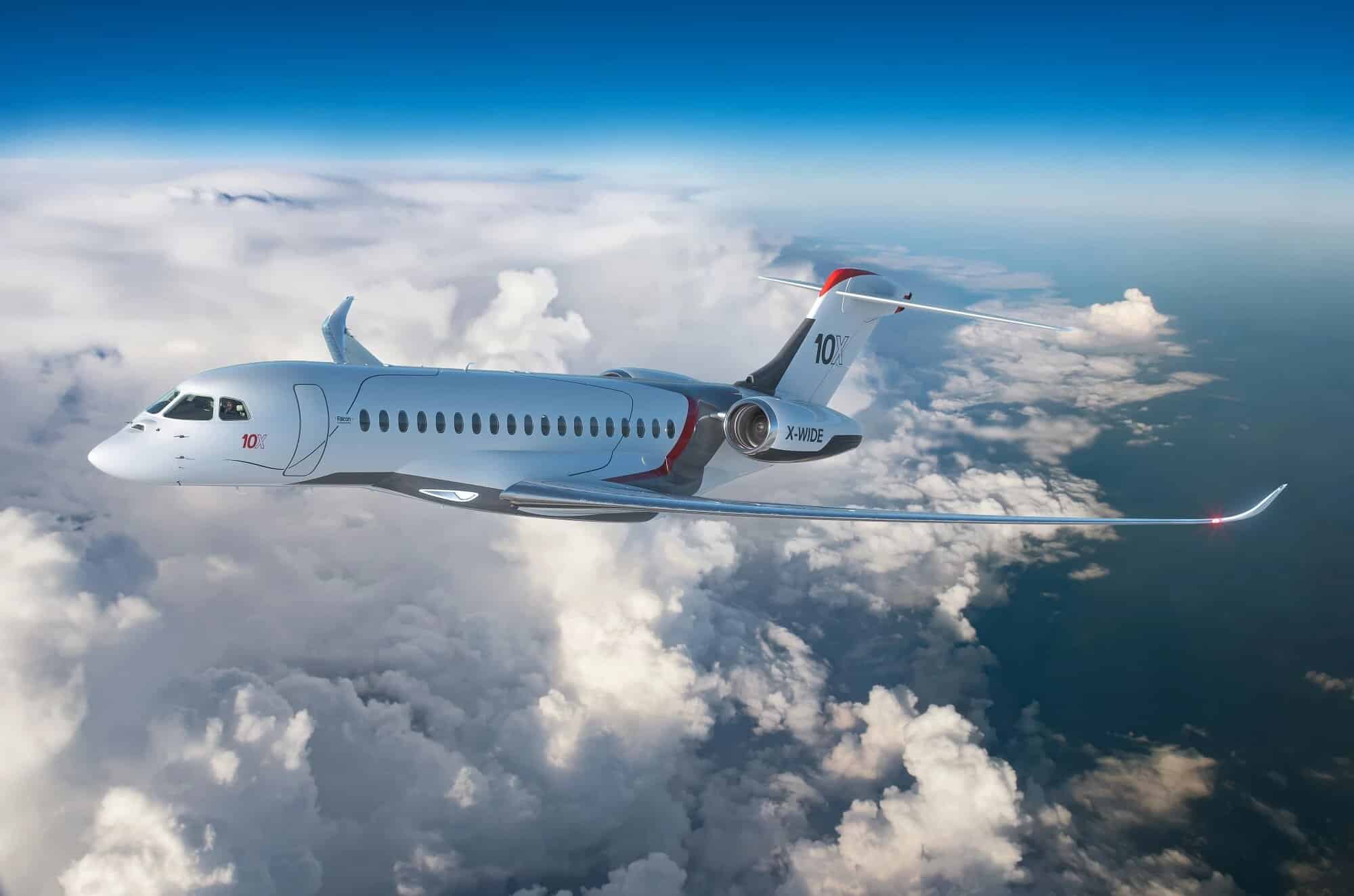 Dassault Aviation wprowadza na rynek Falcon 10X, swój najpotężniejszy ...